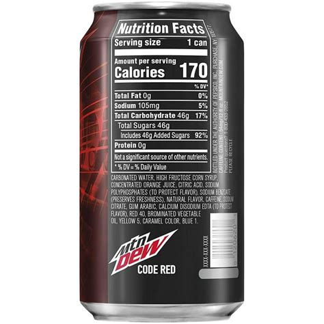 Mountain Dew Can Label