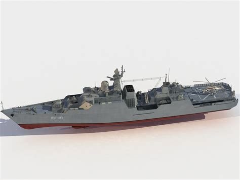 Hq 012 Ly Thai To Gepard Class Frigate 3d Model By Mermodels