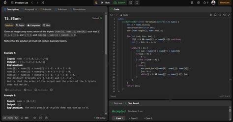 Dsa Leetcode Problemsolving 3sum Twopointer Algorithmicthinking
