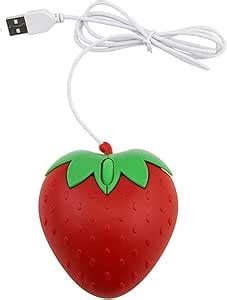 Amazon Com Vdaxvme Strawberry Mouse Optical USB Ergonomic Game Mouse Optical Computer Mouse For