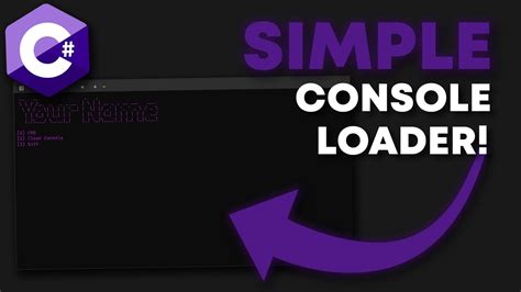 How To Make Simple C Console Loader Youtube