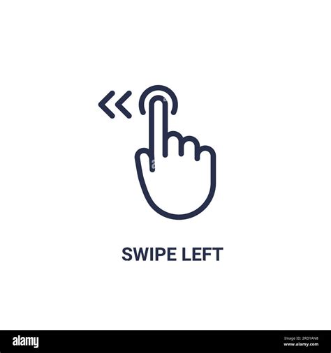 swipe hand finger vector icon drag swipe touch arrow tap action mobile