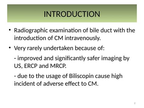 Topic Medical Imaging Iv Cholangiographyppt