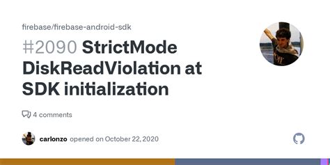 Strictmode Diskreadviolation At Sdk Initialization · Issue 2090 · Firebasefirebase Android Sdk