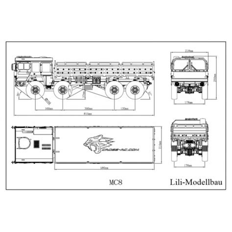 Cross Rc Mc8 A Kit Trial 8x8 1 12 Negozio Di Modellismo Vendita