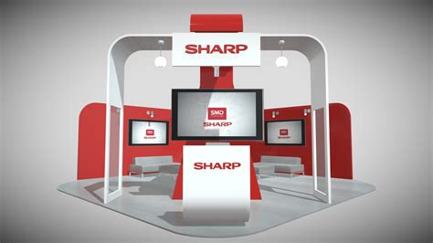 Sharp Stand Sasol Expo 2022 3d Model By Blacklightevents 281cc1e