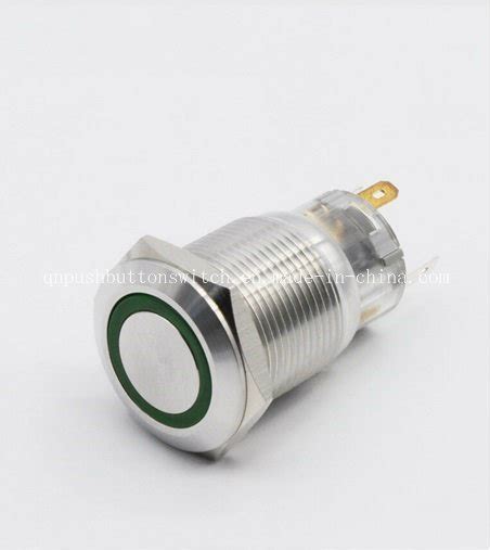 19mm Transparency Based 4pin Ring LED Push Button Switch China Button Switch And Switch