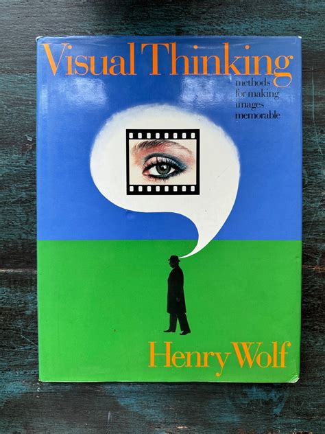 Visual Thinking Methods For Making Images Memorable Hardcover 1988 By