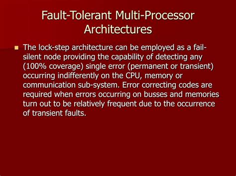 Ppt Fault Tolerant Platforms For Automotive Safety Critical