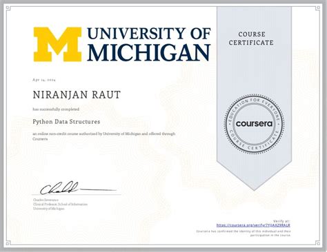 Niranjan Raut On Linkedin Pythondatastructures Coursera Datastructures Algorithms