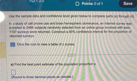 solved helppp also need b margin of error of ec construct
