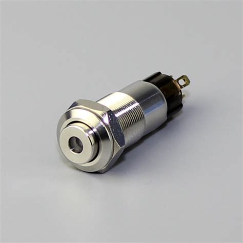 Ip67 Miniature Dot Led Lighted 10mm Momentary Push Button Switch Electronic