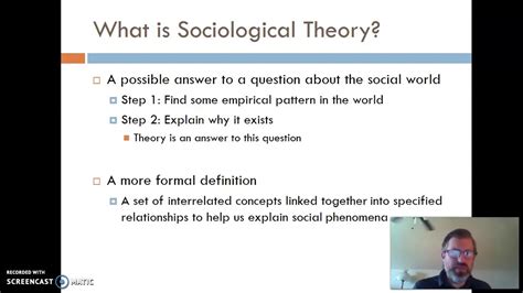 What Is Sociological Theory Youtube