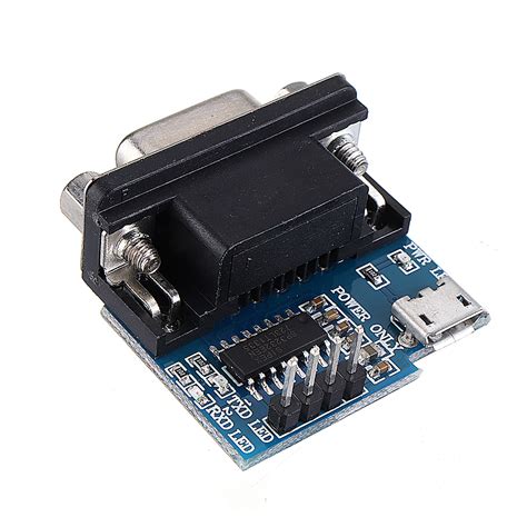 rs232 to ttl serial converter module db9 connector max3232 serial modu