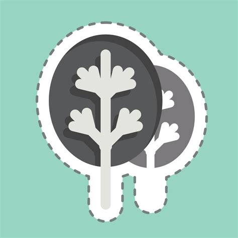 Sticker Line Cut Eco Related To Bedding Symbol Design Editable