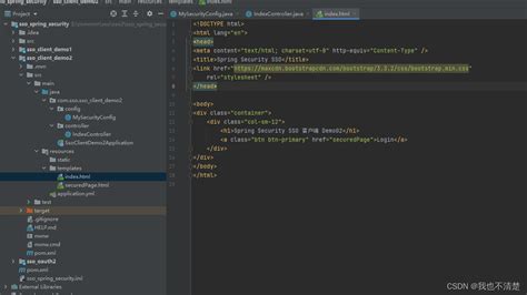 Ssowin10springbootspringsecurityoauth2一springsecurity 集成sso Demo Csdn博客