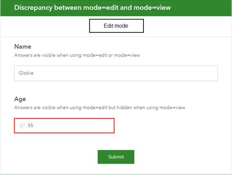 Problem Survey Responses Are Not Displayed In View Only Mode In Arcgis