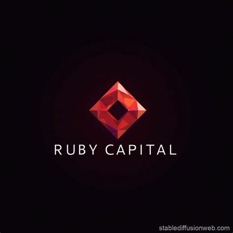 Ruby Capital Logo Design Stable Diffusion Online