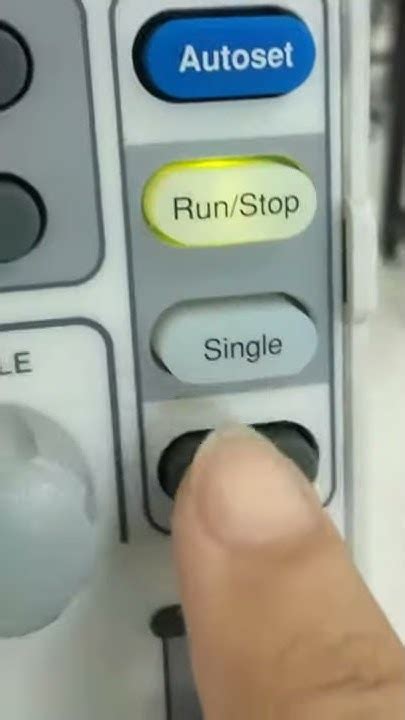 Typical Oscilloscope Button Youtube