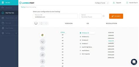 slack integration lambdatest