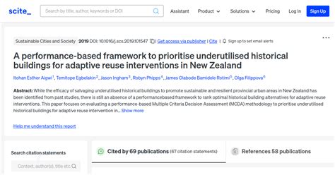 A Performance Based Framework To Prioritise Underutilised Historical Buildings For Adaptive