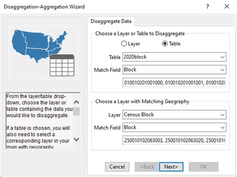 Disaggregating And Aggregating Data From A Map Layer Redistricting Learning Portal