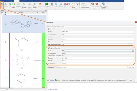 Minimization Of Larger Molecular Structures Using GFN XTB Cresset