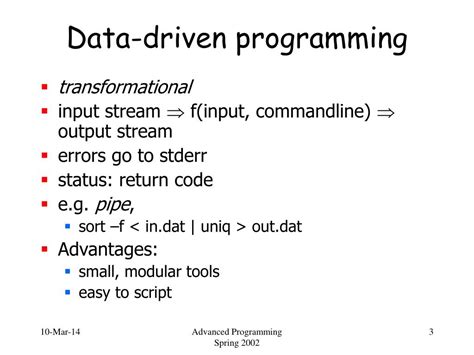 Ppt Programming Approaches Powerpoint Presentation Free Download Id160279