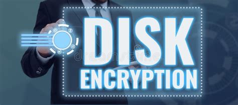 Conceptual Display Disk Encryption Conceptual Photo The Security Mechanism Used To Protect Data
