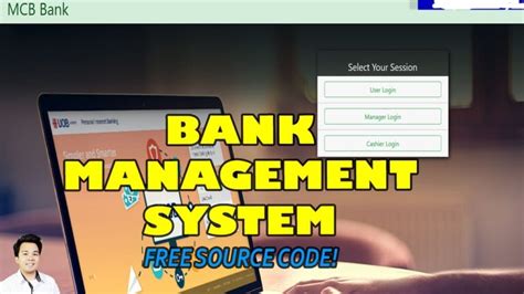 Bank Management System In Php Mysql Free Source Code Campcodes