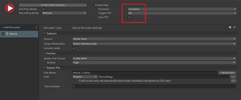 Unity Recorder Tanking Performance With Unusable Output Unity Engine