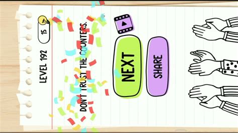 Brain Test Level 192 Click On Green 3 Times Blue 10 Times And Red