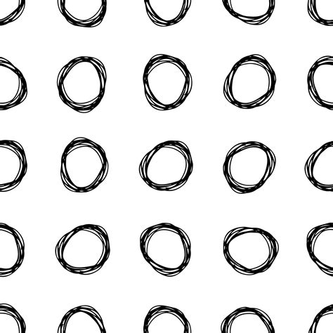 Seamless Pattern With Sketch Circles Shape 29201394 Vector Art At Vecteezy