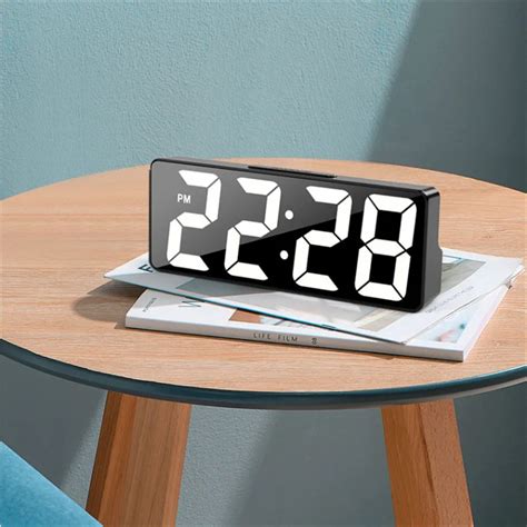 Digital LED Alarm Clock Flip In Cart
