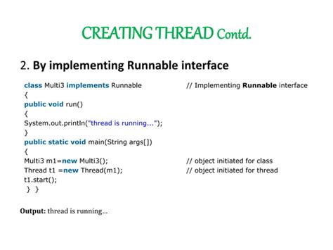Multi Threading In Java Pptx