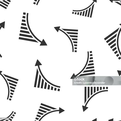 막대 그래프 아이콘 완벽 한 패턴 배경 성장 화살표 벡터 일러스트 레이 션을 증가 Infographic 진행 기호 패턴입니다 경영자에 대한 스톡 벡터 아트 및 기타 이미지