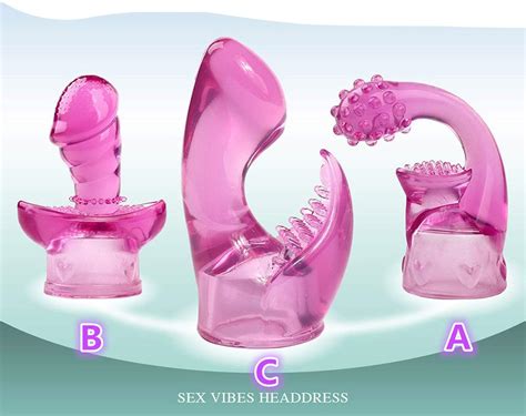 Amazon Com 3Pcs Lot Silicone Headdress Rod Vibrator Accessories Female G Spot Stimulation Sex