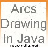 Arcs Drawing In Java