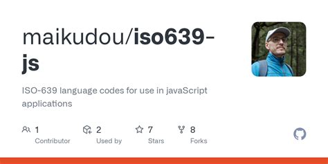 Github Maikudouiso639 Js Iso 639 Language Codes For Use In Github Maikudouiso639 Js Iso 639 Language Codes For Use In