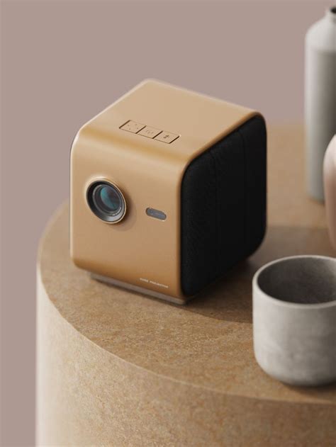 Cube Projector 投影仪 On Behance Industrial Design Shoe Design Sketches