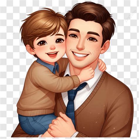 Father And Son Happy Face Clip Art Happy Father S Day Father And Son