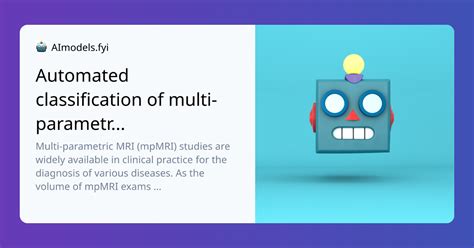 automated classification of multi parametric body mri series ai research paper details