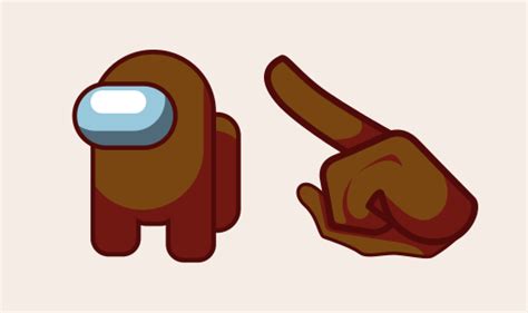 Custom Cursor Custom Cursor Among Us Brown Character Cursor Space