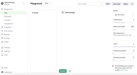 [llm마스터클래스] 코랩 2 Chatgpt대신 플레이그라운드와 Colab으로 질문해보기