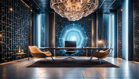 Tech Neural Patterns Premium Ai Generated Image