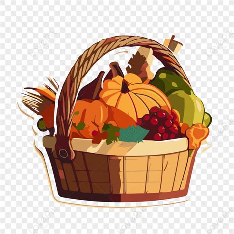 추수 감사절 스티커 일러스트 클립 아트 벡터상표 Png 일러스트 무료 다운로드 Lovepik