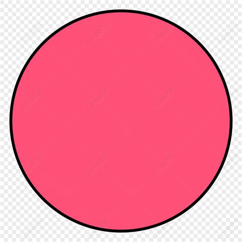 밝은 분홍색 원 일러스트 클립 아트일주색깔 Png 일러스트 무료 다운로드 Lovepik