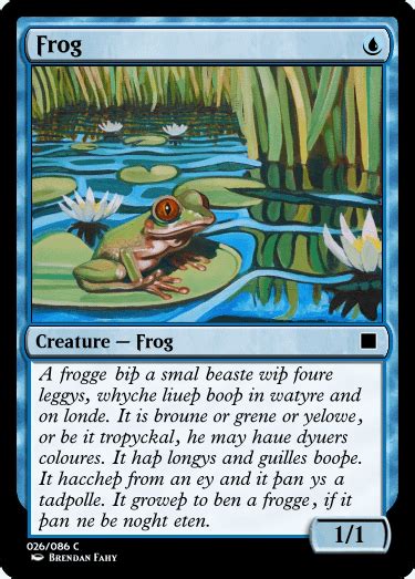 Frog Its Just A Frog R Custommagic