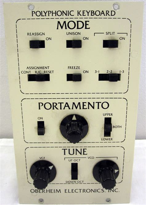 Oberheim Polyphonic Keyboard Module Keyboard Austin Photos Synth