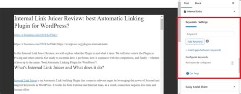 internal link juicer review best automatic linking plugin